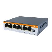 China 4 Port 10/100Mbps PoE+ Switch with 2 Uplink Ports 48W External Power Adapter IEEE 802.3af/at 250m Extend Mode VLAN– TBC-PS4306E for sale