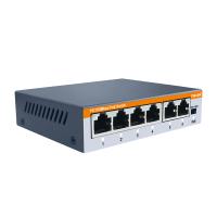 China 4 Port 10/100Mbps PoE+ Switch with 2 Uplink Ports 48W External Power Adapter IEEE 802.3af/at 250m Extend Mode VLAN– TBC-PS4306E for sale