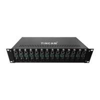 China 2U 14-Slot Fiber Media Converter Chassis 19-Inch Rack Mount Dual AC Power Supply TBC-RM1400-AC for sale
