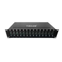 China 2U 14-Slot Fiber Media Converter Chassis 19-Inch Rack Mount Dual AC Power Supply TBC-RM1400-AC for sale