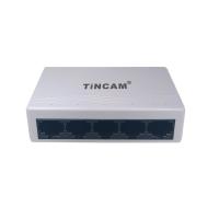 China 5 Port 10/100Mbps Fast Ethernet Switch Unmanaged Desktop Network Switch Plastic Housing Plug and Play External 5V Power Adapter TBC-S4005ES for sale