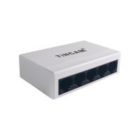 China 5 Port 10/100Mbps Fast Ethernet Switch Unmanaged Desktop Network Switch Plastic Housing Plug and Play External 5V Power Adapter TBC-S4005ES for sale