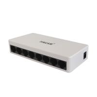 China 8-Port Gigabit Ethernet Switch Unmanaged Plug & Play Network Switch 10/100/1000Mbps RJ45 Desktop Plastic Housing External 5V Power Adapter TBC-S5008ES for sale