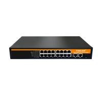 China 19 Port Passive PoE Switch with 16 Fast Ethernet Non-Standard PoE Ports 2 Gigabit Uplink Ports 1 Gigabit SFP Port 150W 200W 300W 24V 250m Long Range TBC-FP4216N-3PF-V for sale