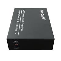 China TiNCAM 10/100Mbps 1 Fiber 1 PoE Port Fiber Media Converter IEEE 802.3af/at 20km Single Mode Dual Fiber 1310nm SC 48W Power Adapter TBC-PSF4311E-D20S for sale