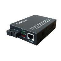 China TiNCAM 10/100Mbps 1 Fiber 1 PoE Port Fiber Media Converter IEEE 802.3af/at 20km Single Mode Single Fiber 1310nm SC 48W Power Adapter TBC-PSF4311E-S20A for sale