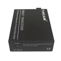 China TiNCAM Factory 10/100Mbps 1 Fiber 2 PoE Port Fiber Media Converter IEEE 802.3af/at 20km Single Mode Dual Fiber 1310nm SC 48W Power Adapter TBC-PSF4312E-D20S for sale