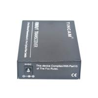 China TiNCAM Factory  10/100Mbps 1 Fiber 2 PoE Port Fiber Media Converter IEEE 802.3af/at 20km Single Mode Single Fiber 1310nm SC 48W Power Adapter TBC-PSF4312E-S20A for sale