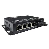 China TiNCAM Factory Fast Ethernet PoE Switches with 10 100Mbps Adaptive 4*RJ45 Ports and 1*155Mbps SC Fiber Port Media Converter IEEE 802.3af/at 65W Power Adapter TBC-PSF4314E-D20S for sale