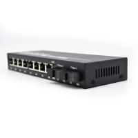 China TiNCAM Factory Fast Ethernet PoE Switches with 8 10/100Mbps Adaptive RJ45 Ports and 2 155Mbps SC Fiber Port  Fiber Media Converter IEEE 802.3af/at 20km SM 1310nm SC 65W TBC-PSF4328E-2S20AB for sale