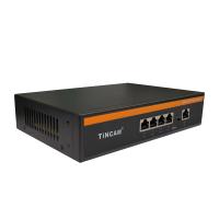 China TiNCAM 5 Port Gigabit PoE Switch 4 PoE Ports 65W for IP Camera CCTV Surveillance TBC-4PS4505N for sale