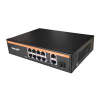 China TiNCAM 11 Port PoE Switch 10/100Mbps 8 PoE Ports 2 Gigabit UPLINK 1 SFP Slot 100m/250m Transmission Modes 120W For IP Camera CCTV Surveillance TBC-PS4511N-3PF for sale