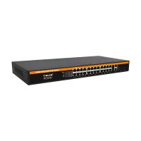 China 28 Port Gigabit AI Smart PoE Switch 24 10/100/1000Mbps PoE+ Ports 4 BT 60W PoE++ Ports 2 RJ45 Uplink 2 SFP IEEE 802.3af at bt Unmanaged 400W TBC-PSDL5124U-4PF for sale