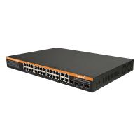 China 32 Port Gigabit AI Smart PoE Switch 24 10/100/1000Mbps PoE+ Ports 4 BT 60W PoE++ Ports 4 RJ45 Uplink 4 SFP IEEE 802.3af at bt Unmanaged 400W TBC-PSDL5124U-4CF for sale