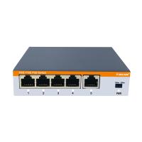 China 4-Port Gigabit PoE Switch with 1 Gigabit Uplink Ports IEEE 802.3af/at 30W per Port 65W External Power Adapter TBC-PS5105E for sale