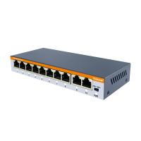 China TiNCAM 8-Port Gigabit PoE Switch with 2 Gigabit Uplink Ports IEEE 802.3af/at 30W per Port VLAN 120W External Power Adapter TBC-PS5110E for sale