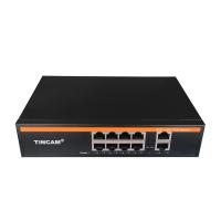 China TiNCAM 8-Port 10/100/1000Mbps PoE Switch with 2 Gigabit Uplink Ports IEEE 802.3af/at 30W per Port VLAN Built-in power supply 120W  TBC-PS5110N for sale