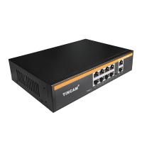 China TiNCAM 8-Port 10/100/1000Mbps PoE Switch with 2 Gigabit Uplink Ports IEEE 802.3af/at 30W per Port VLAN Built-in power supply 120W  TBC-PS5110N for sale