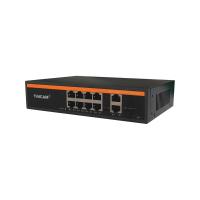 China TiNCAM 8-Port 10/100/1000Mbps PoE Switch with 2 Gigabit Uplink Ports 1 Giga SFP Fiber Port IEEE 802.3af/at 30W per Port VLAN Built-in power supply 120W  TBC-PS5111N-3PF for sale