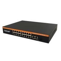China 19 Port Gigabit PoE Switch 19-Port Ethernet Switch with 16 PoE+ Ports 2 Gigabit RJ45 Uplink 1 Gigabit SFP Slots IEEE 802.3af/at 200W or 300W Rackmount TBC-PS5116N-3PF for sale