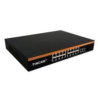 China 19 Port Gigabit PoE Switch 19-Port Ethernet Switch with 16 PoE+ Ports 2 Gigabit RJ45 Uplink 1 Gigabit SFP Slots IEEE 802.3af/at 200W or 300W Rackmount TBC-PS5116N-3PF for sale