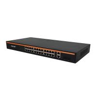 China 24 Port Gigabit PoE Switch 28-Port Ethernet Switch with 24 PoE+ Ports 2 Gigabit RJ45 Uplink 2 Gigabit SFP Slots IEEE 802.3af/at 300W or 400W 1U Rack Mount TBC-PSL5124U-4PF for sale