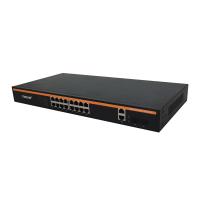 China 20 Port Gigabit PoE Switch Ethernet Switch with 16 PoE+ Ports 2 Gigabit RJ45 Uplink 2 Gigabit SFP Slots IEEE 802.3af/at 200W or 300W 1U Rack Mount TBC-PSL5116U20-4PF for sale