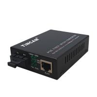 China TiNCAM Gigabit PoE+ Fiber Media Converter, 20km Single-Mode Dual Fiber SC, 48W PoE, 1000Mbps Ethernet to Fiber for IP Cameras, WiFi APs & CCTV Networks – TBC-PSF5101E-D20 for sale