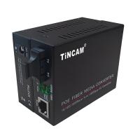 China TiNCAM Gigabit PoE+ Fiber Media Converter, 20km Single-Mode Dual Fiber SC, 48W PoE, 1000Mbps Ethernet to Fiber for IP Cameras, WiFi APs & CCTV Networks – TBC-PSF5101E-D20 for sale