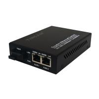 China TiNCAM Gigabit 2-Port PoE Fiber Switch Media Converter 20km Single-Mode Dual Fiber SC External power adapter 48W 1000Mbps Ethernet to Fiber for IP Cameras WiFi APs & CCTV Networks – TBC-PSF5102E-D20 for sale