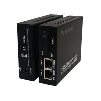 China TiNCAM Gigabit 2-Port PoE Fiber Switch Media Converter 20km Single-Mode Dual Fiber SC External power adapter 48W 1000Mbps Ethernet to Fiber for IP Cameras WiFi APs & CCTV Networks – TBC-PSF5102E-D20 for sale