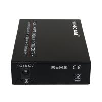 China TiNCAM Gigabit PoE+ Fiber Media Converter with SFP Port 48W PoE Power Supply 1000Mbps Ethernet to Fiber for IP Cameras WiFi APs & CCTV Networks – TBC-PS5101E-1SFP for sale