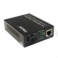 China TiNCAM Gigabit PoE+ Fiber Media Converter with SFP Port 48W PoE Power Supply 1000Mbps Ethernet to Fiber for IP Cameras WiFi APs & CCTV Networks – TBC-PS5101E-1SFP for sale