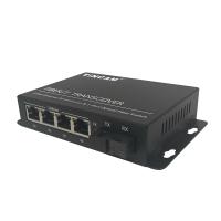 China TiNCAM Gigabit 4-Port PoE+ Fiber Media Converter 3km or 20km Single-Mode Single Fiber SC Power Supply 65W 1000Mbps Ethernet to Fiber for IP Cameras WiFi APs & CCTV Networks – TBC-PSF5104E-S03/20A for sale