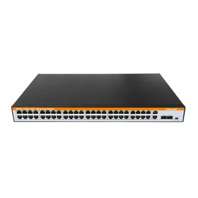 China TiNCAM 52 Port Gigabit Ethernet Switch 48 x Gigabit RJ45 Ports + 2 x Gigabit Uplink Ports + 2 x Gigabit SFP Ports 1U Rack-Mount Unmanaged 10/100/1000Mbps Network Switch TBC-S5148U-4PF for sale