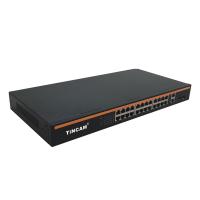 China TiNCAM 28 Port Gigabit Ethernet Switch 24 x Gigabit RJ45 Ports + 2 x Gigabit Uplink Ports + 2 x Gigabit SFP Ports 1U Rack-Mount Unmanaged 10/100/1000Mbps Network Switch TBC-SL5124U-4PF for sale