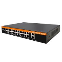 China TiNCAM 26 Port Gigabit Ethernet Switch 24 x Gigabit RJ45 Ports + 2 x Gigabit Uplink Ports Desktop/Rack-Mountable Unmanaged 10/100/1000Mbps Network Switch TBC-S5024N-2G for sale