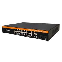 China TiNCAM 20 Port Gigabit Ethernet Switch 16 x Gigabit RJ45 Ports + 2 x Gigabit Uplink Ports + 2 x Gigabit SFP Ports Desktop/Rack-Mountable Unmanaged 10/100/1000Mbps Network Switch TBC-S5116N-4PF for sale