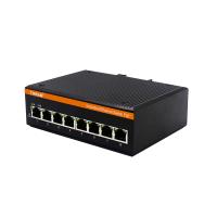 China TiNCAM 8 Port Industrial Ethernet Switch & PoE Switch 100Mbps Unmanaged DIN Rail Mount Wide Voltage DC12-57V -40°C to 85°C TBC-GFS2308/TBC-GFPS2308 for sale
