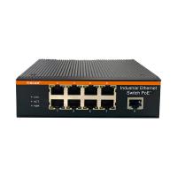 China TiNCAM 9 Port Industrial Ethernet Switch & PoE Switch 100Mbps Unmanaged DIN Rail Mount Wide Voltage DC12-57V -40°C to 80°C TBC-GFS2309/TBC-GFPS2309 for sale