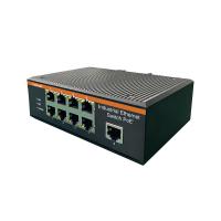 China TiNCAM 9 Port Industrial Ethernet Switch & PoE Switch 100Mbps Unmanaged DIN Rail Mount Wide Voltage DC12-57V -40°C to 80°C TBC-GFS2309/TBC-GFPS2309 for sale