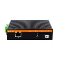 China TiNCAM 10/100M 1 fiber port+1 RJ45 ports  Industrial Ethernet Switch & PoE Switch 100Mbps Unmanaged DIN Rail Mount Wide Voltage DC12-57V -40°C to 85°C TBC-GF2311/TBC-GFP2311 for sale