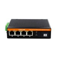 China TiNCAM 10/100M 1 fiber port+4 RJ45 ports  Industrial Ethernet Switch & PoE Switch 100Mbps Unmanaged DIN Rail Mount Wide Voltage DC12-57V -40°C to 85°C TBC-GF2314/TBC-GFP2314 for sale