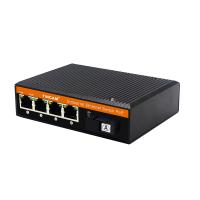 China TiNCAM 10/100M 1 fiber port+4 RJ45 ports  Industrial Ethernet Switch & PoE Switch 100Mbps Unmanaged DIN Rail Mount Wide Voltage DC12-57V -40°C to 85°C TBC-GF2314/TBC-GFP2314 for sale
