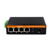China TiNCAM 10/100M 1 SFP port+4 RJ45 ports  Industrial Ethernet Switch & PoE Switch 100Mbps Unmanaged DIN Rail Mount Wide Voltage DC12-57V -40°C to 85°C TBC-GF2304-1SFP/TBC-GFP2304-1SFP for sale
