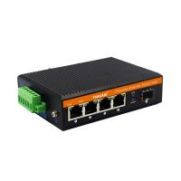 China TiNCAM 10/100M 1 SFP port+4 RJ45 ports  Industrial Ethernet Switch & PoE Switch 100Mbps Unmanaged DIN Rail Mount Wide Voltage DC12-57V -40°C to 85°C TBC-GF2304-1SFP/TBC-GFP2304-1SFP for sale