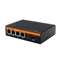 China TiNCAM 10/100M 1 SFP port+4 RJ45 ports  Industrial Ethernet Switch & PoE Switch 100Mbps Unmanaged DIN Rail Mount Wide Voltage DC12-57V -40°C to 85°C TBC-GF2304-1SFP/TBC-GFP2304-1SFP for sale