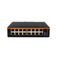 China TiNCAM 16 Port Industrial Ethernet Switch & PoE Switch 100Mbps Unmanaged DIN Rail Mount Wide Voltage DC12-57V -40°C to 80°C TBC-GFS2316/TBC-GFPS2316 for sale