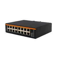 China TiNCAM 16 Port Industrial Ethernet Switch & PoE Switch 100Mbps Unmanaged DIN Rail Mount Wide Voltage DC12-57V -40°C to 80°C TBC-GFS2316/TBC-GFPS2316 for sale