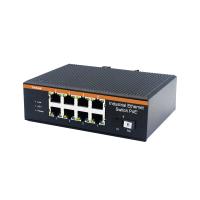 China TiNCAM 10/100M 1 fiber port+8 RJ45 ports  Industrial Ethernet Switch & PoE Switch 100Mbps Unmanaged DIN Rail Mount Wide Voltage DC12-57V -40°C to 85°C TBC-GF2318/TBC-GFP2318 for sale
